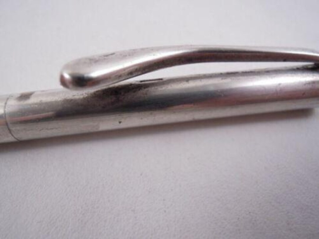 Tiffany Sterling Silver Elsa Peretti Ballpoint Refillable Pen Genuine ...