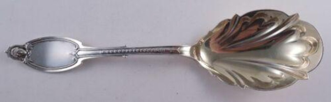 Albert Coles Kenilworth Coin Silver Berry Spoon Medallion Not Sterling ...