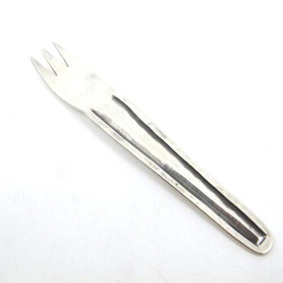 ALLEN KEE Sterling Silver Fork Hand Hammered Signed Navajo Artist Modernist - Etsy