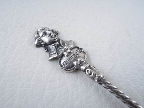 British Monarch Figural Spoon Set Gebruder Neumann German Hanau Silver ...