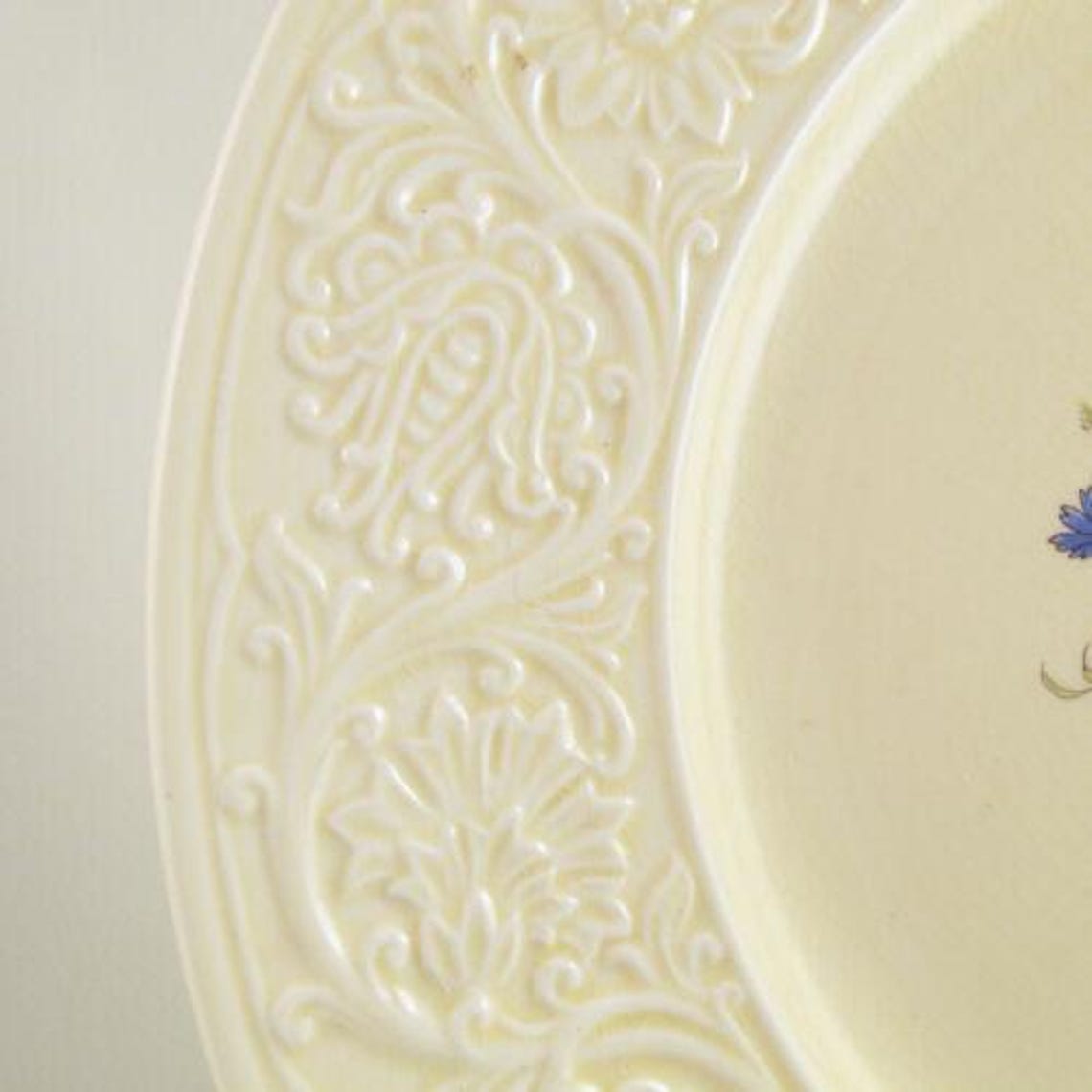 Kings Ware E325 by Coalport C1891-1920 11 Dinner Plate Set Embossed ...