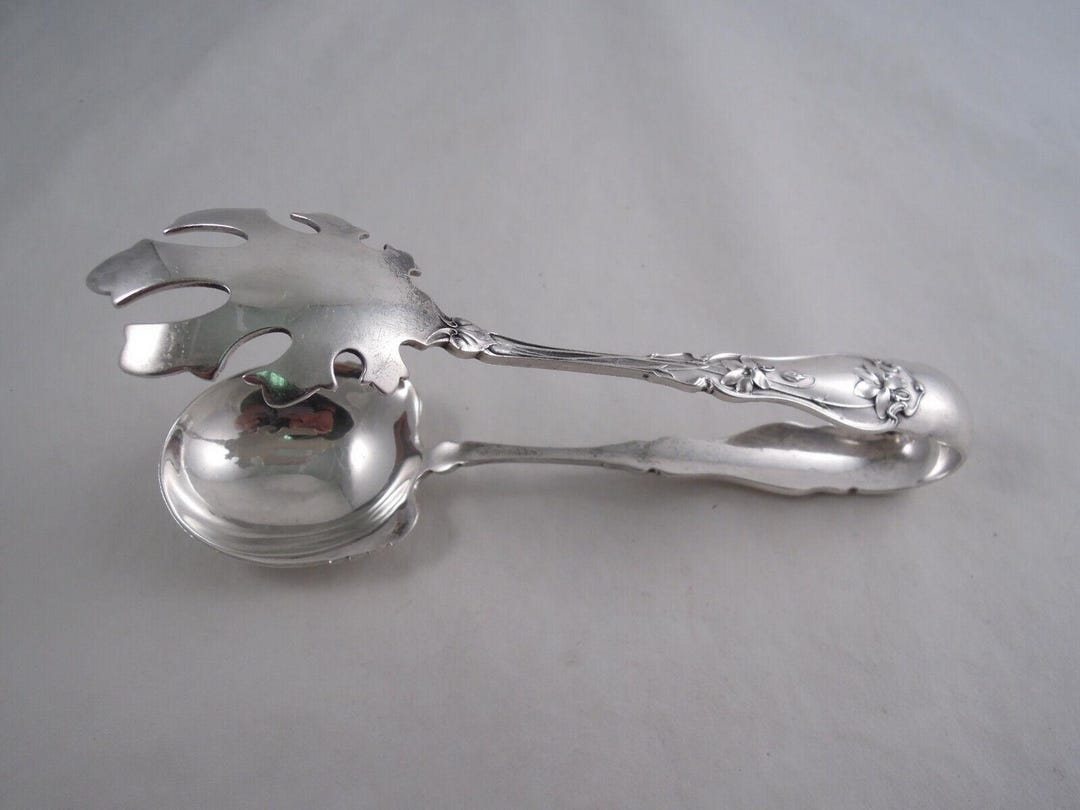Whiting Sterling Silver Violet Ice Tongs Rare Bar - Etsy
