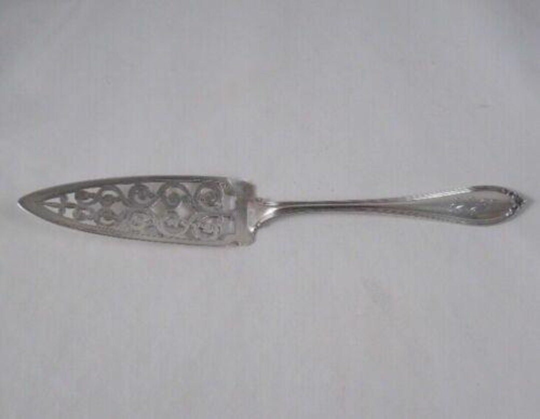 Alvin Evangeline Sterling Silver Jelly Cake Server Engraved Pierced ...
