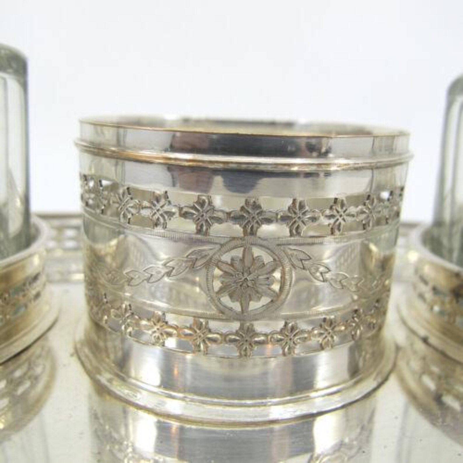 Old Sheffield Plate Fused Silverplate Inkstand 18C Antique Georgian ...
