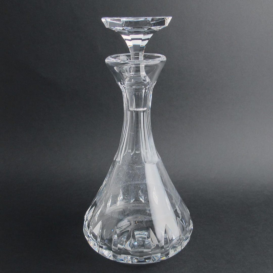 Jersey by St Louis Cut Crystal 11 1/2" Champagne De Venoge Decanter ...