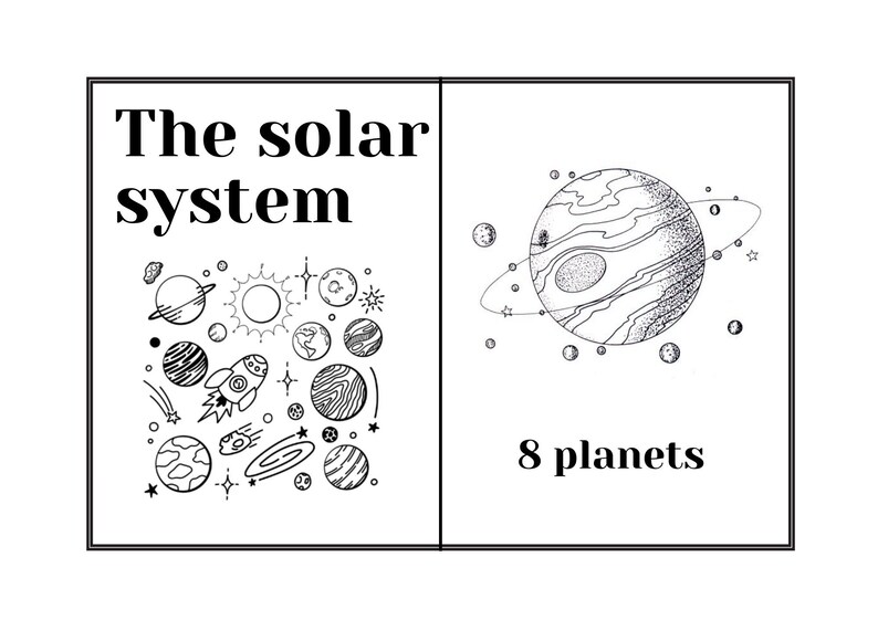 The Solar System Bundle: Solar Wheel, Solar Accordion for Teaching the ...