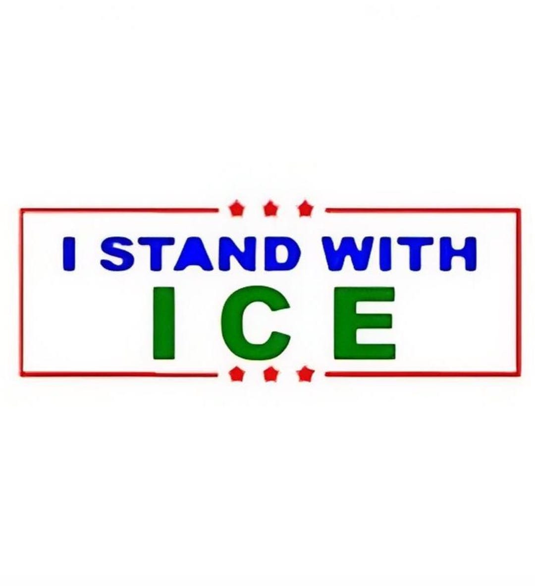 Stand With ICE Decal - Etsy