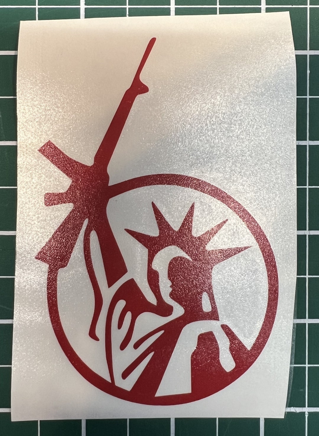 2A Lady Liberty M16 Decal - Etsy