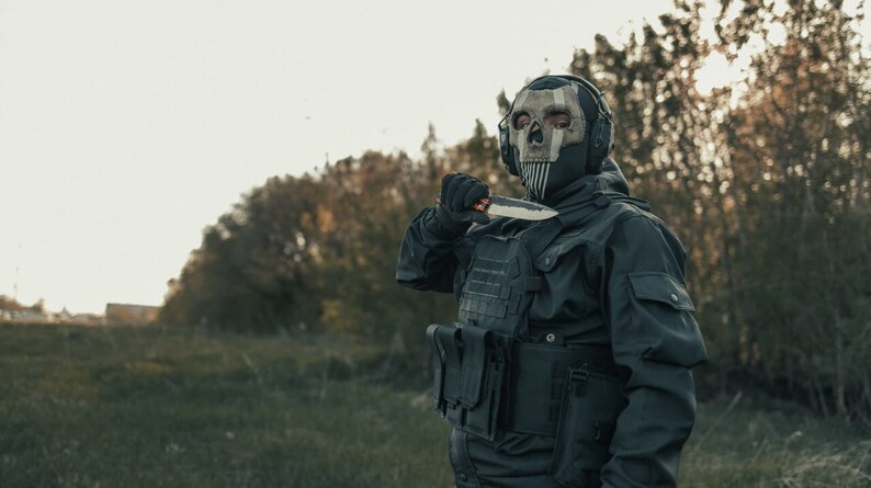 Mask Balaclava Ghost Operator Cod, Call of Duty Cosplay of Simon Riley ...