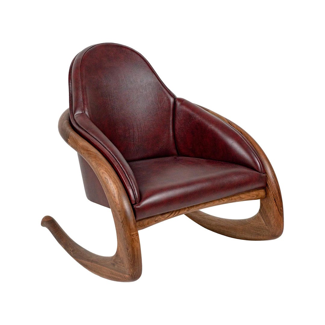 Corvet Rocker Chair - Mid Century Modern Rocking Chair, Handcrafted ...