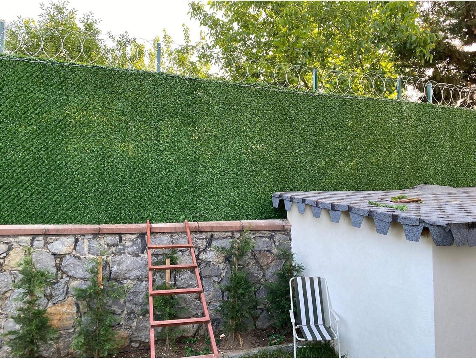 Grass Fence Roll 6ft X 32ft - Double-sided Privacy Screen, Commercial ...