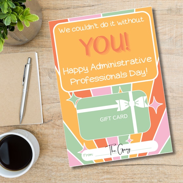 Administrative Professional Day Card - Etsy