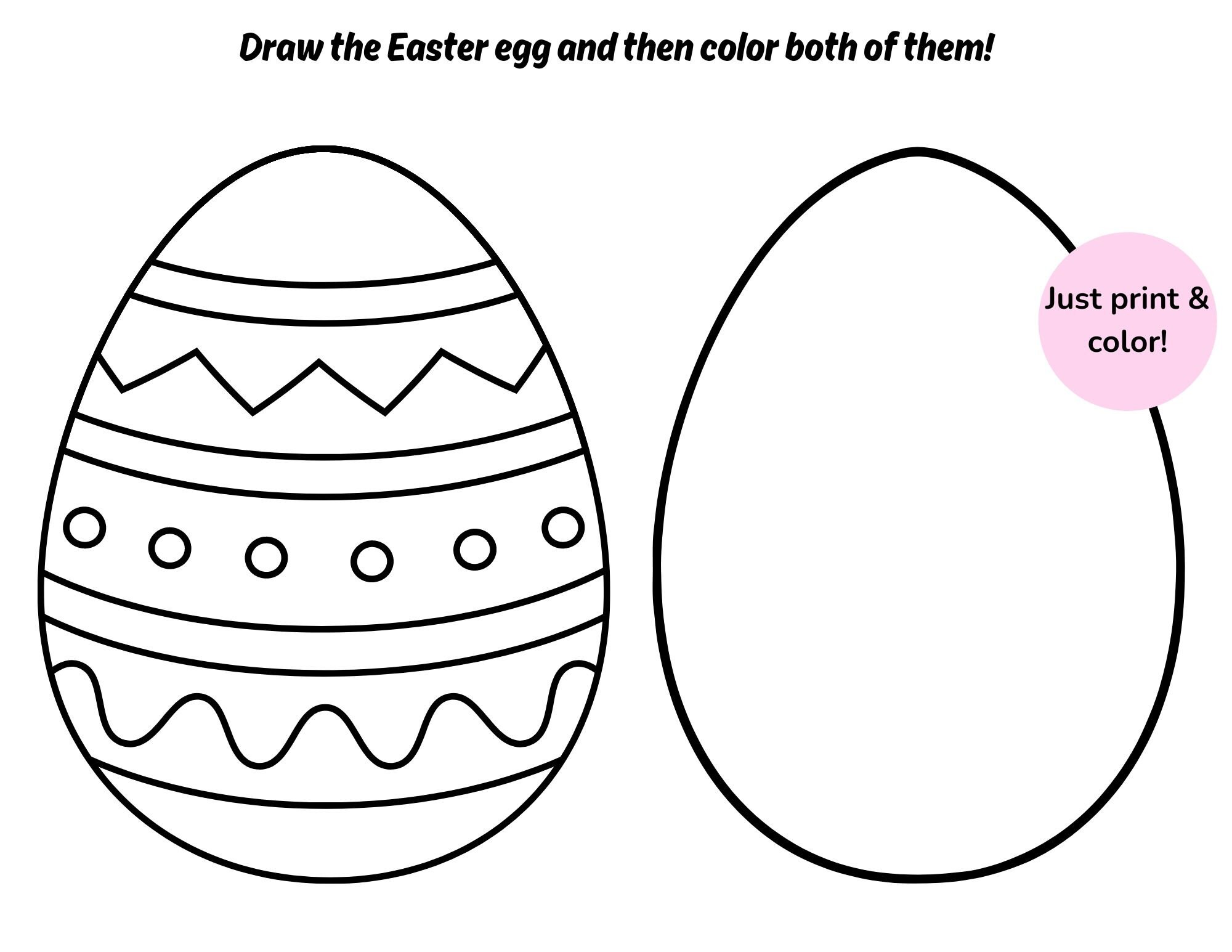Easter Coloring Pages Easter Activity Pages Easter Drawing Pages ...