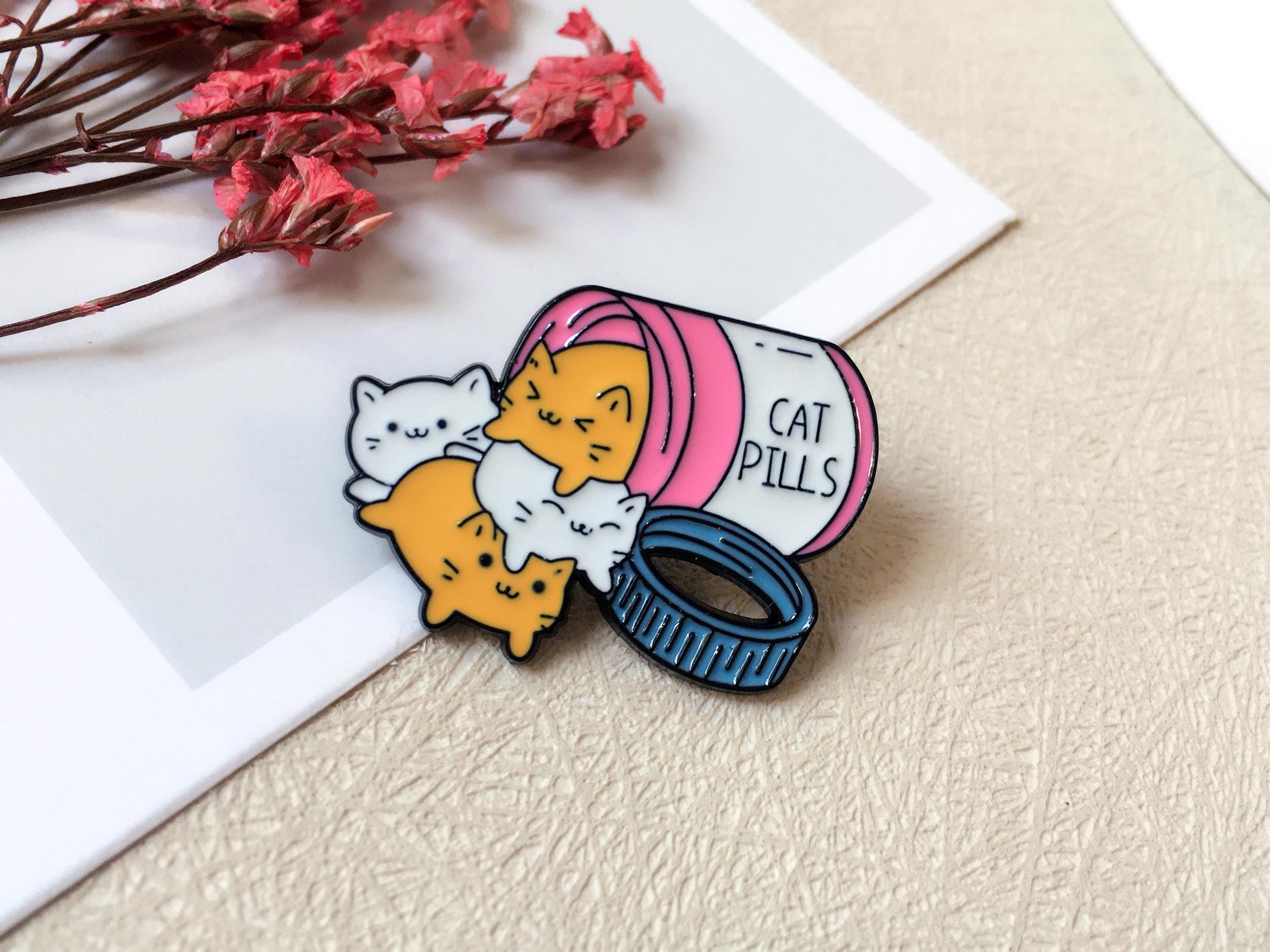 Pharmacist Enamel Pin Cute Kittens Pin Badge Pin Collection Lapel Pin ...