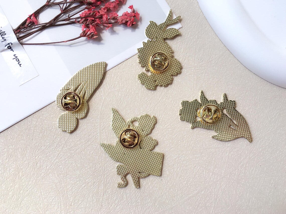 Sunflower, Iris, Lily of the Valley Enamel Pin Flowers Pin Badge Pin ...