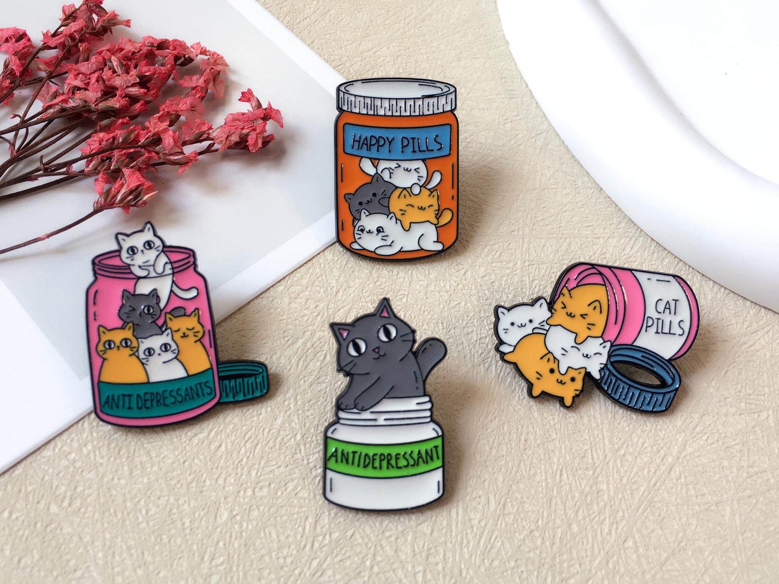 Pharmacist Enamel Pin Cute Kittens Pin Badge Pin Collection Lapel Pin ...