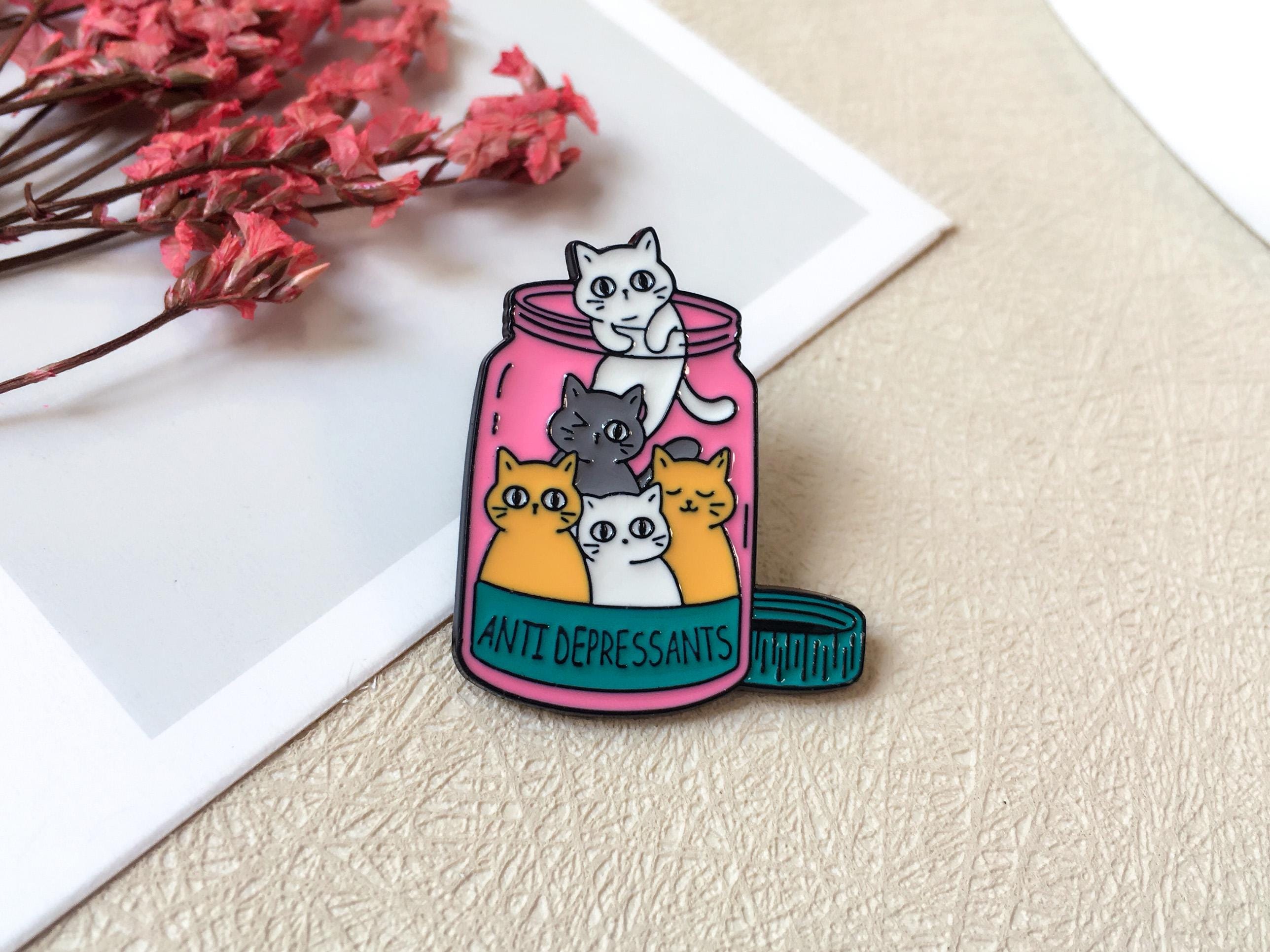 Pharmacist Enamel Pin Cute Kittens Pin Badge Pin Collection Lapel Pin ...