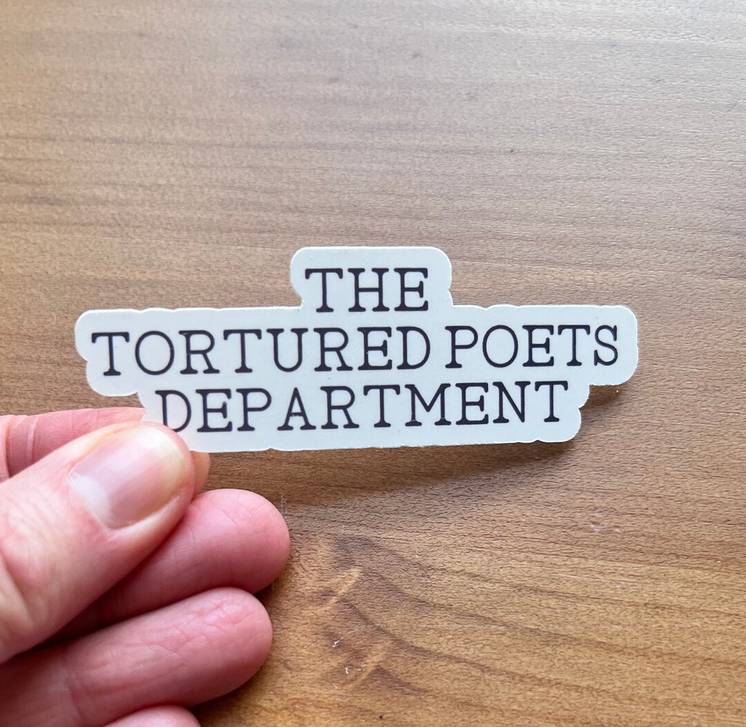 The Tortured Poets Department Vinyl Sticker, TTPD Stickers, Taylor ...