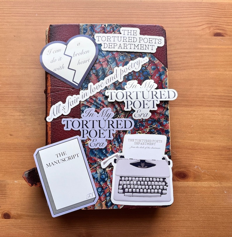 The Tortured Poets Department Vinyl Sticker, TTPD Stickers, Taylor ...