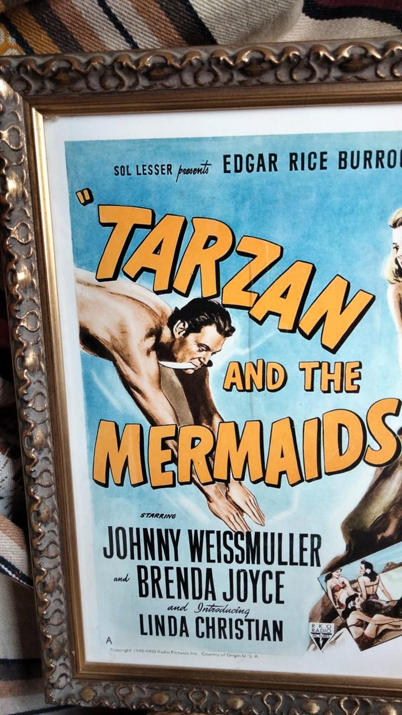 Tarzan and the Mermaides Reproduction 80s/movie Posters From the 1960s ...