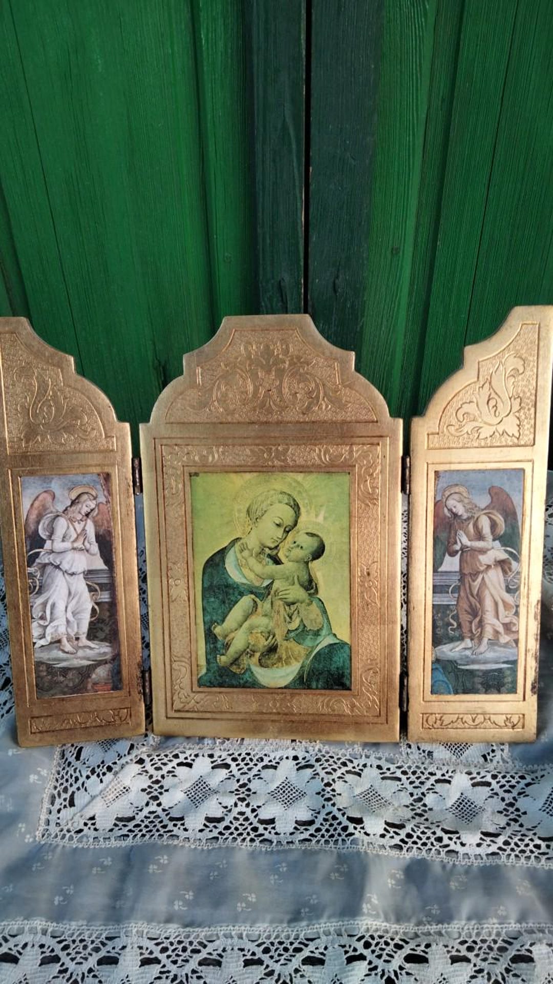 Religious Triptych Nativity Jesus /catholic Religious Decoration/altar ...