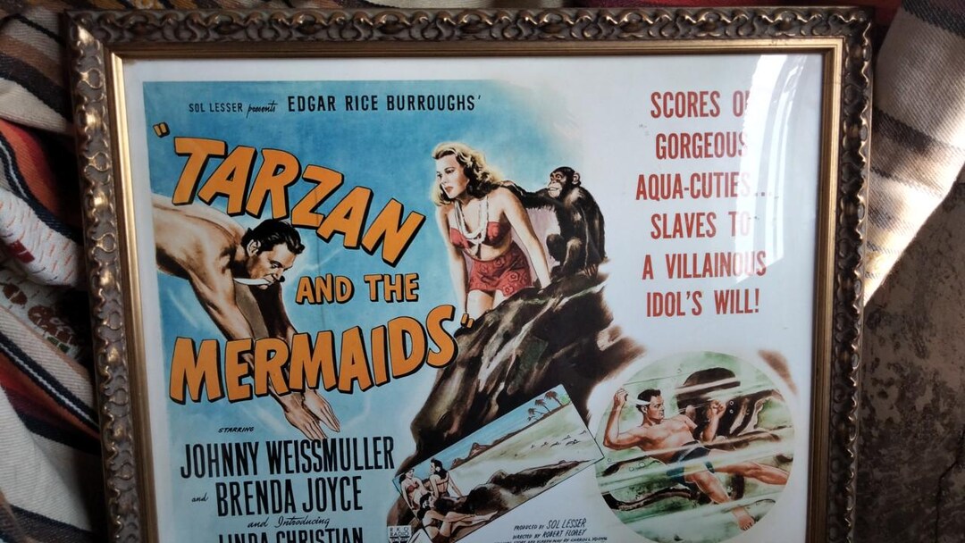 Tarzan and the Mermaids Reproduction 80s - Etsy