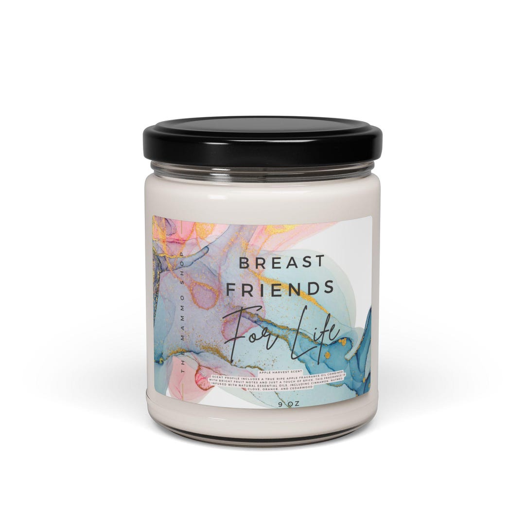 Soy Candle, Breast Friends Mammography Technologists Gifts for ...