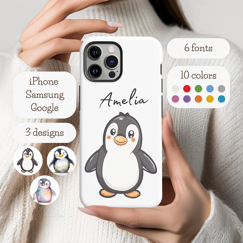 Penguin Case - Etsy