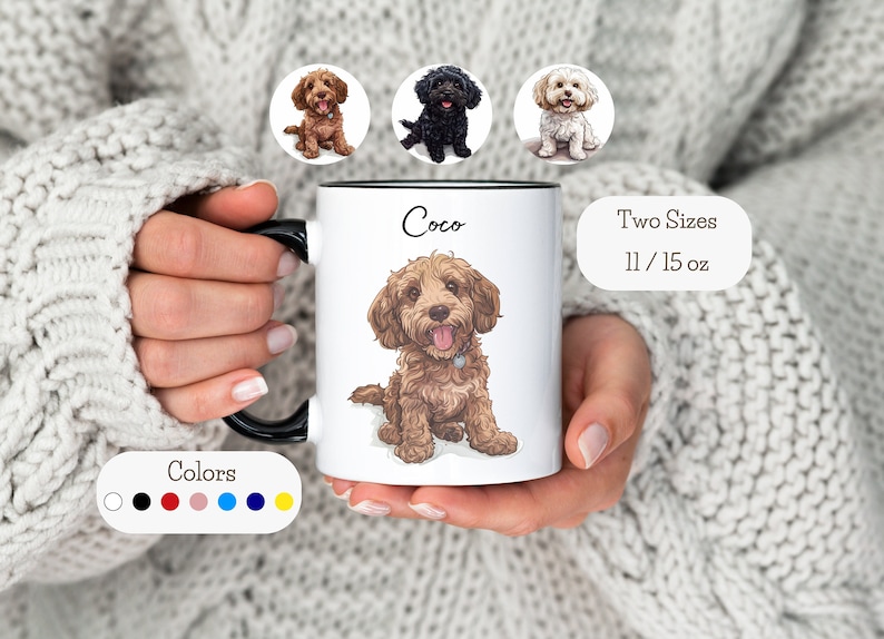 Personalized Cockapoo Mug Cockapoo Gift Custom Pet Parent Gift for Dog ...