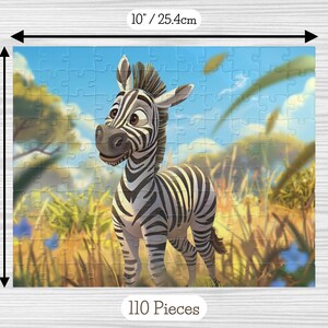 Zebra Jigsaw Puzzle Zebra Gift Animal Puzzle Landscape 110 252 520 1014 ...