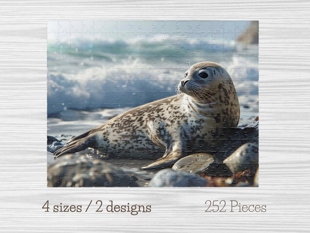 Seal Jigsaw Puzzle Animal Puzzle Landscape 110 252 520 1014 Pieces Seal ...