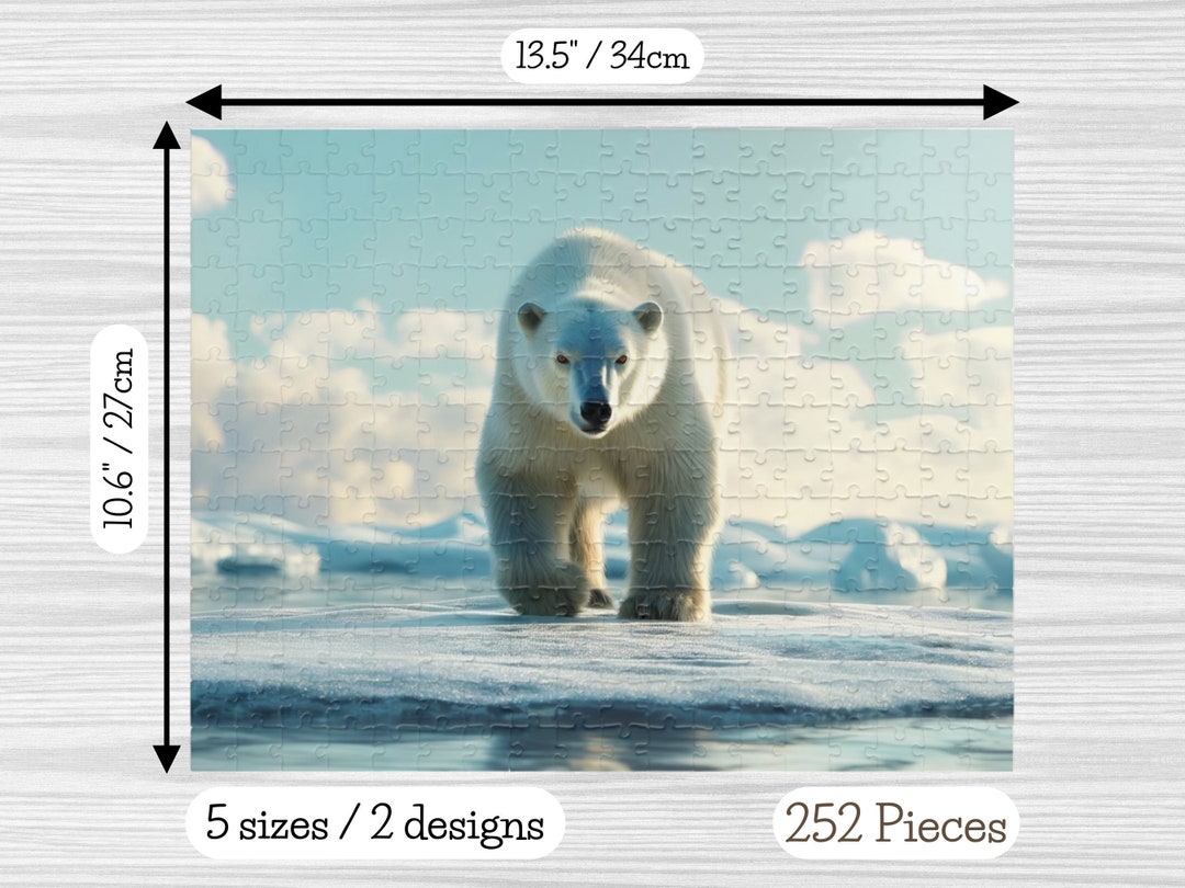 Polar Bear Jigsaw Puzzle Animal Puzzle Landscape 110 252 520 1014 ...