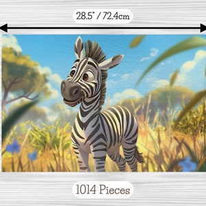 Zebra Jigsaw Puzzle Zebra Gift Animal Puzzle Landscape 110 252 520 1014 ...
