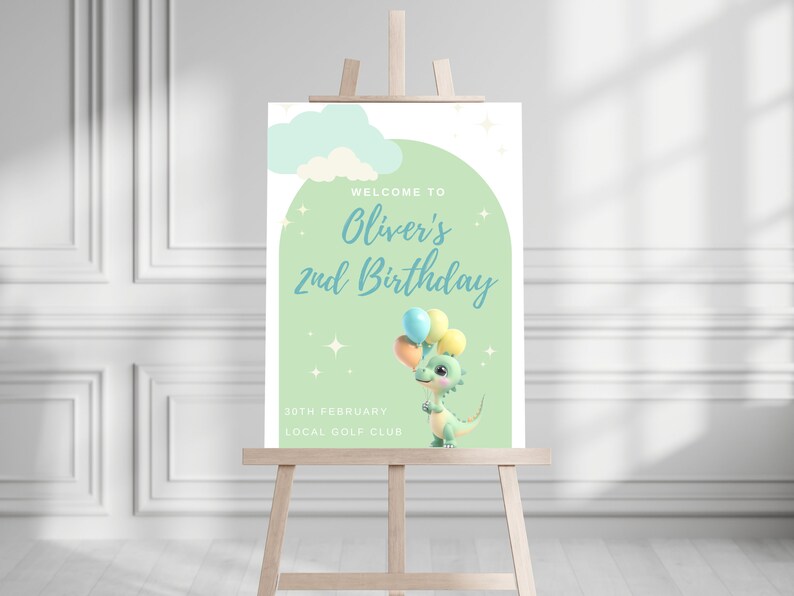Personalized Birthday Poster Children Digital Download Party Poster ...