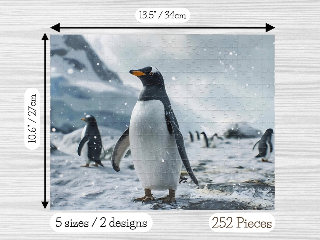 Penguin Jigsaw Puzzle Animal Puzzle Landscape 110 252 520 1014 Pieces ...