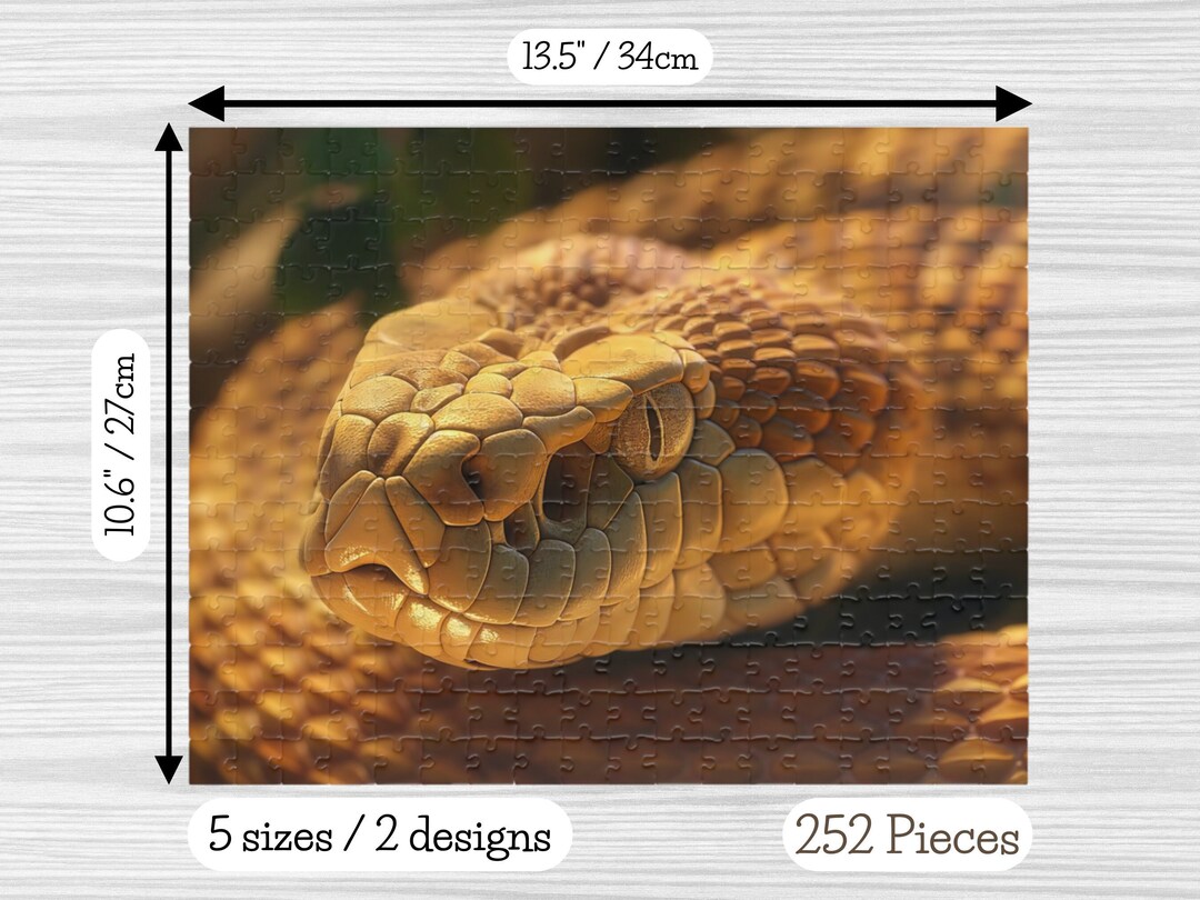 Snake Jigsaw Puzzle Animal Jigsaw Landscape 110 252 520 1014 Pieces ...