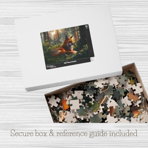 Fox Jigsaw Puzzle Animal Puzzle Woodland Scene 110 252 520 1014 Pieces ...