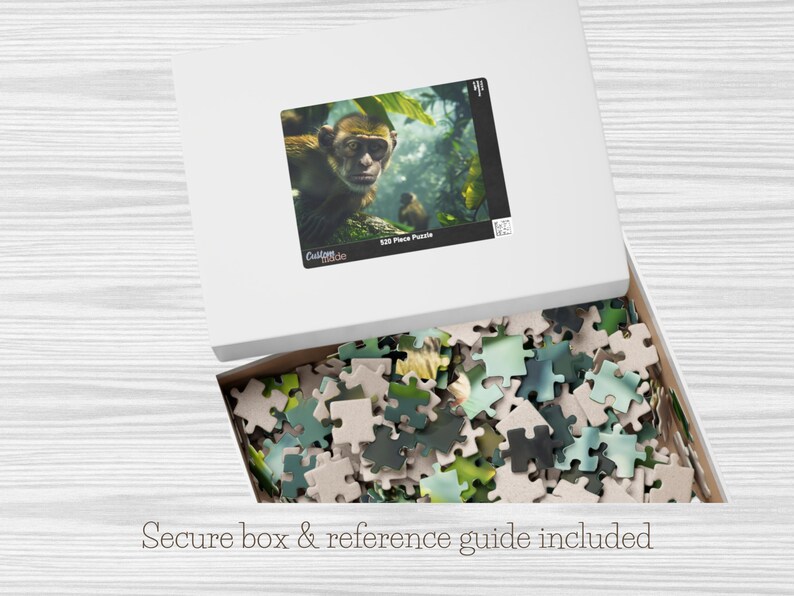 Monkey Jigsaw Puzzle Monkey Gift Animal Puzzle Landscape 110 252 520 ...