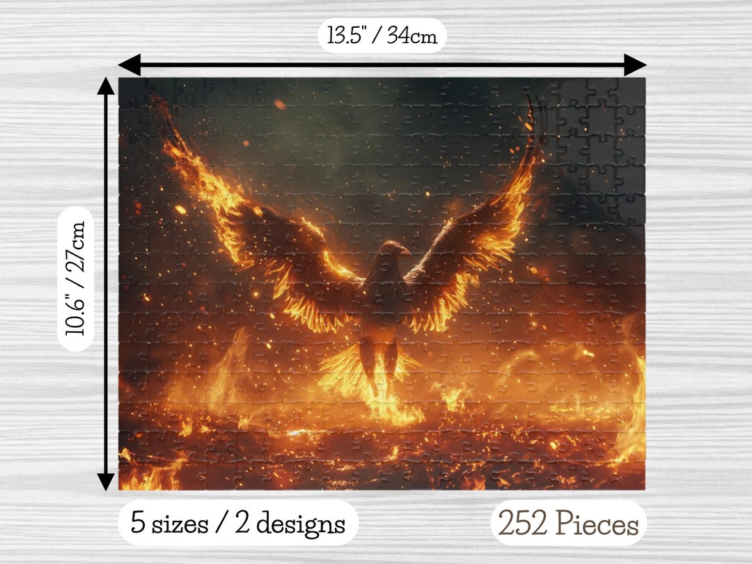 Phoenix Puzzle Animal Puzzle Landscape 110 252 520 1014 Pieces Gift for ...