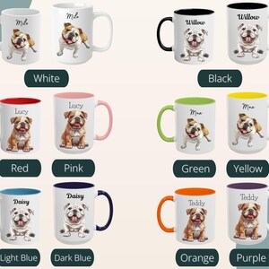 Personalized English Bulldog Mug English Bulldog Gift Custom Pet Parent ...