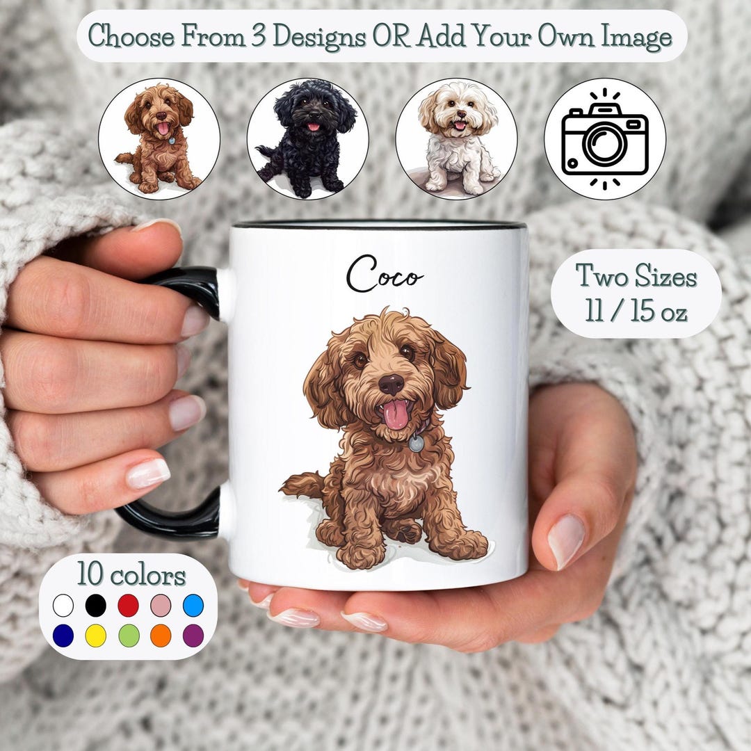 Personalized Cockapoo Mug Cockapoo Gift Custom Pet Parent Gift for Dog ...