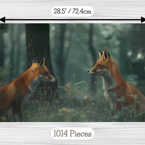 Fox Jigsaw Puzzle Animal Puzzle Woodland Scene 110 252 520 1014 Pieces ...