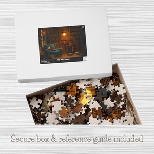Library Cat Jigsaw Puzzle Animal Jigsaw Pet Puzzle 110 252 520 1014 ...