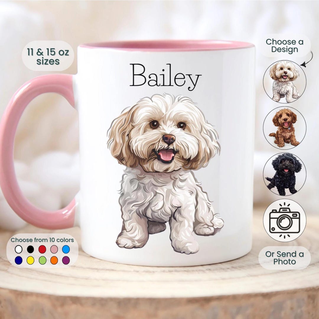 Personalized Cockapoo Mug Cockapoo Gift Custom Pet Parent Gift for Dog ...