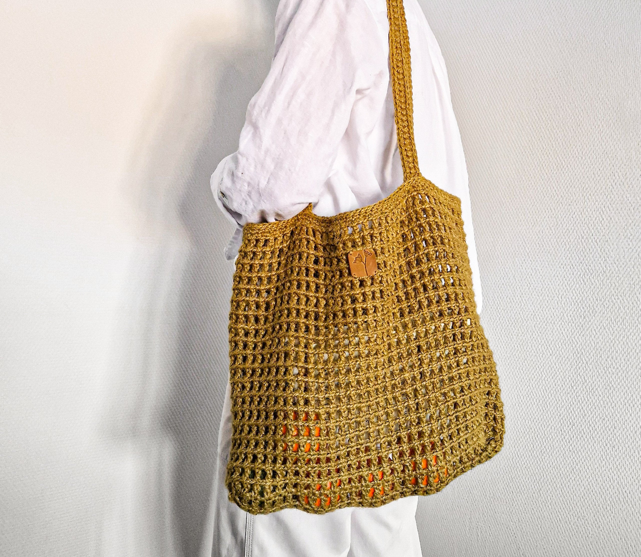 Hemp Mesh Handcrafted Bag for Eco-conscious Individuals - Etsy