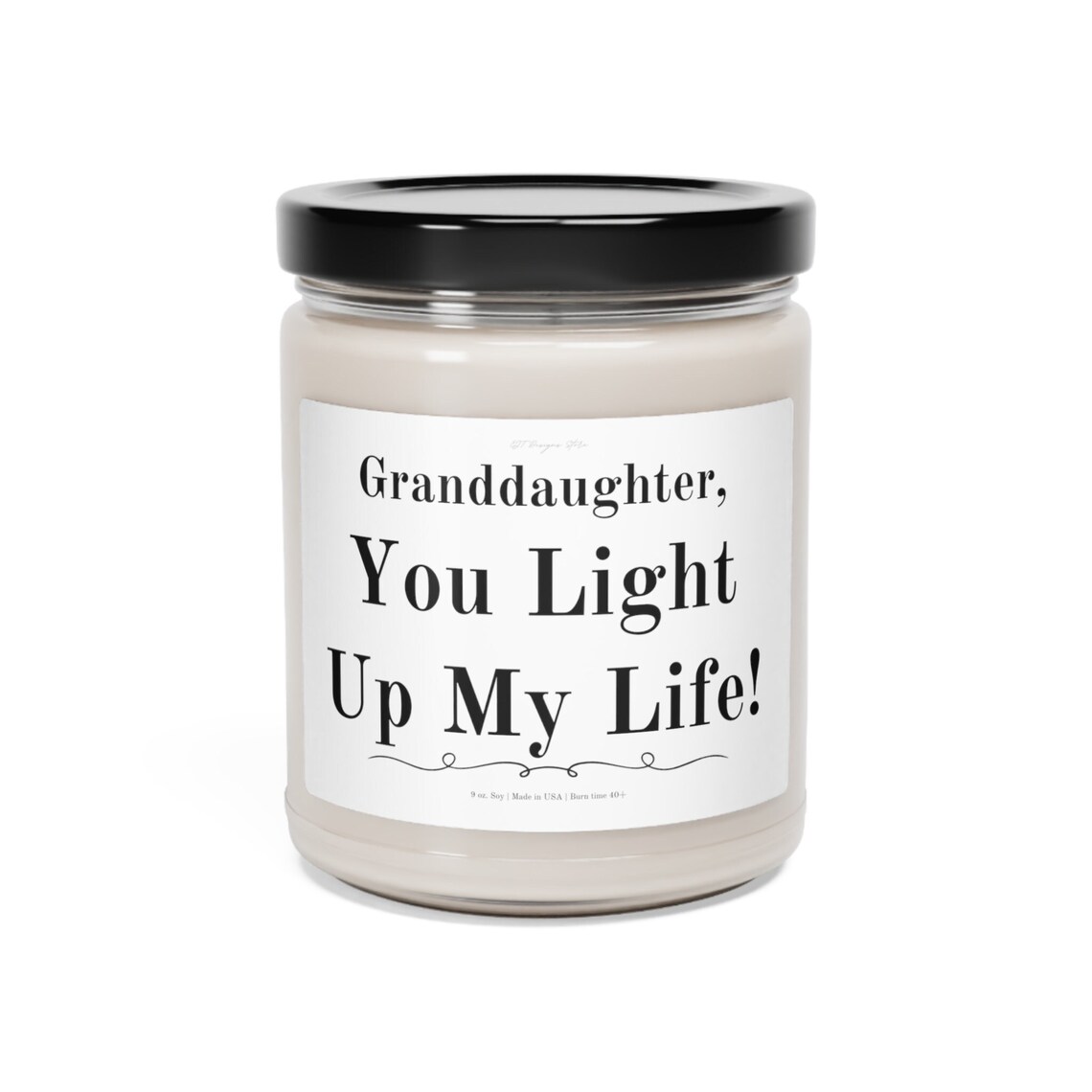 Granddaughter You Light up My Life Scented Soy Candle, 9oz, Mothers Day ...