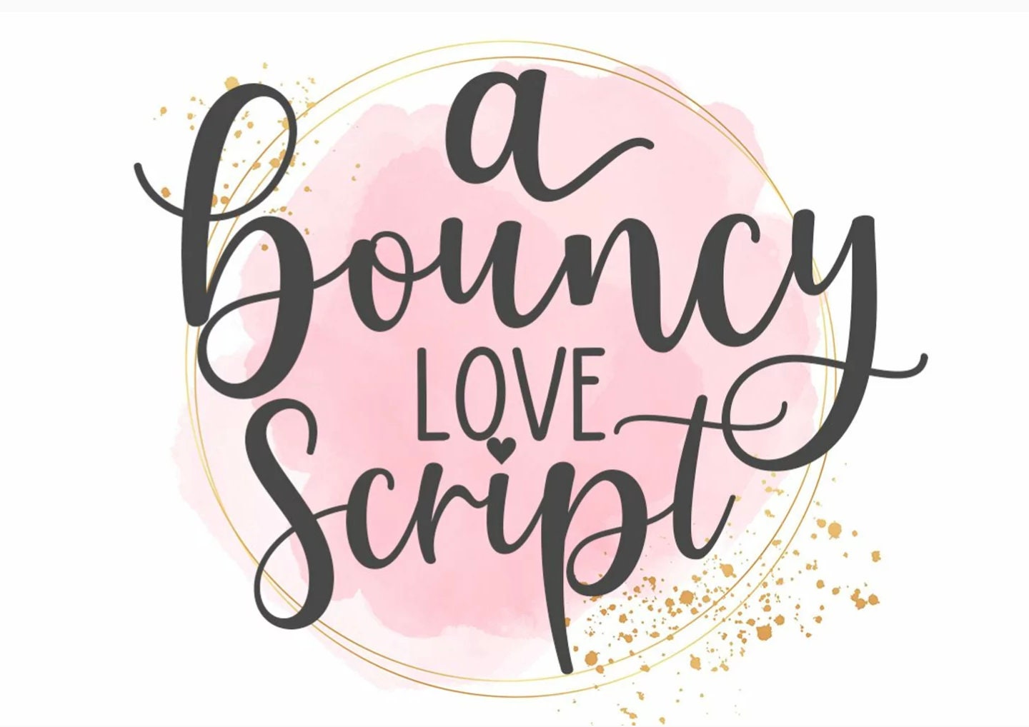 Hailey Calligraphy Font Trio Handlettered Font Bundle Font Bundle ...