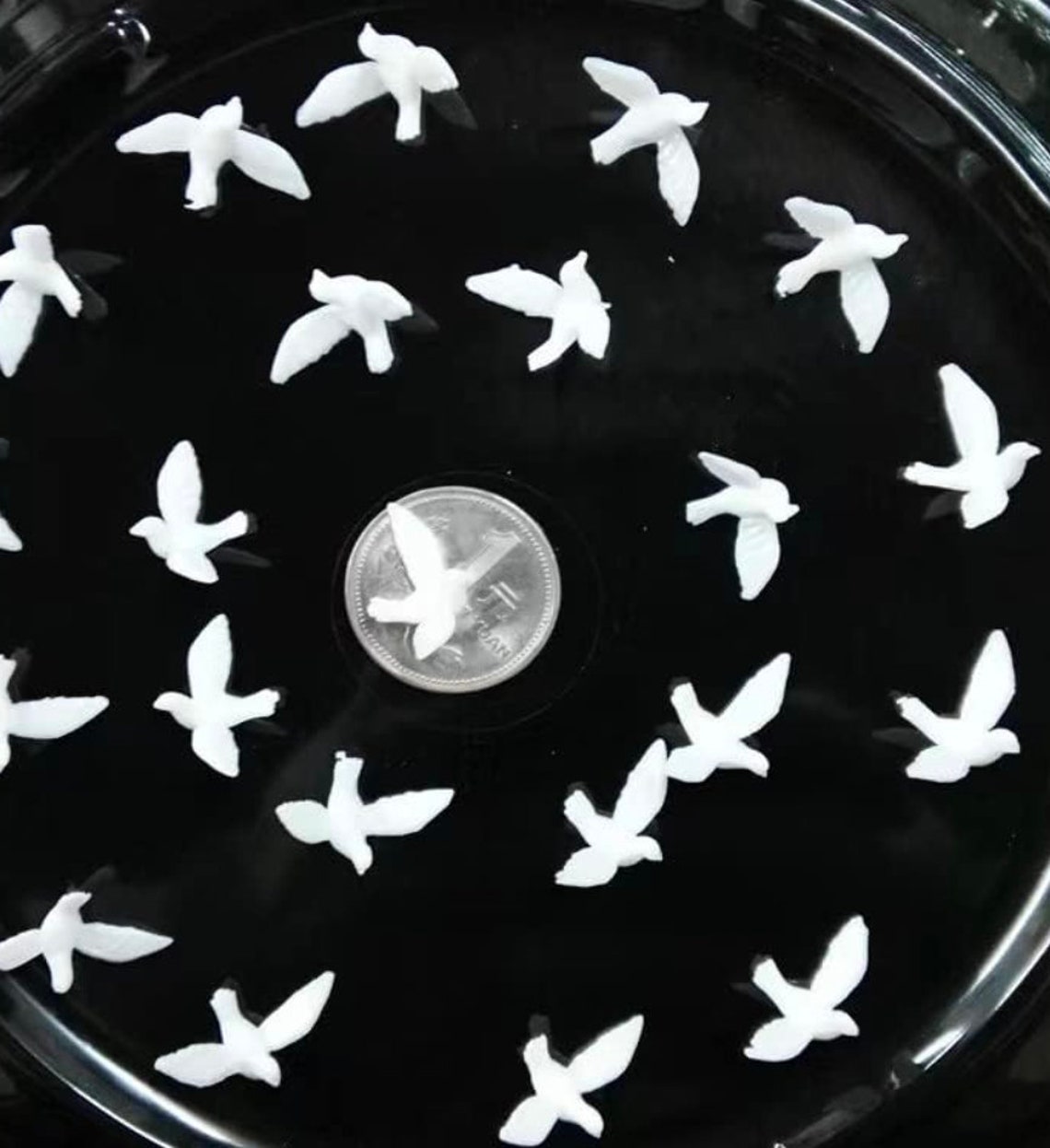 100 White Doves Wall Decor Housewarming Gift Spiritual Home Accent ...