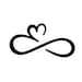 Infinity Heart SVG Infinity Heart Download Infinity Love Heart H Eart ...