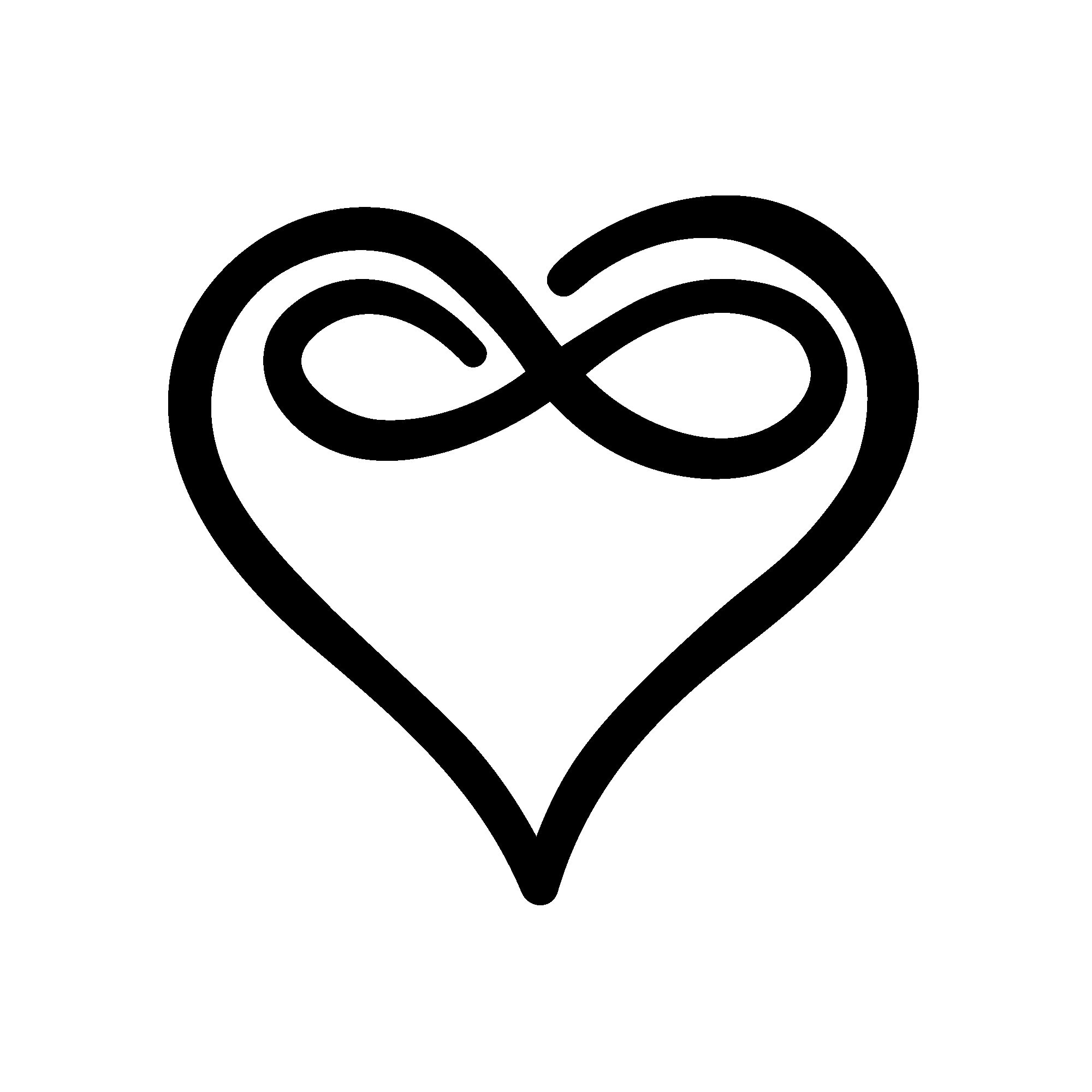 Infinity Heart SVG Infinity Heart Download Infinity Love Heart H Eart ...